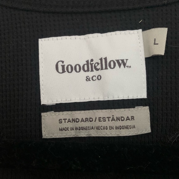 Goodfellow & Co | Shirts | Goodfellow Black Long Sleeve Button Up Shirt ...
